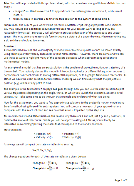 Solved Files: You will be provided with this problem sheet, | Chegg.com