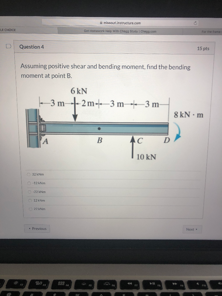 Solved missouri.instructure.com LE CHOICE Get Homework Help | Chegg.com