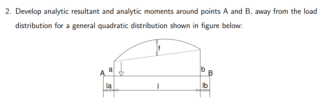 Solved 2. Develop analytic resultant and analytic moments | Chegg.com