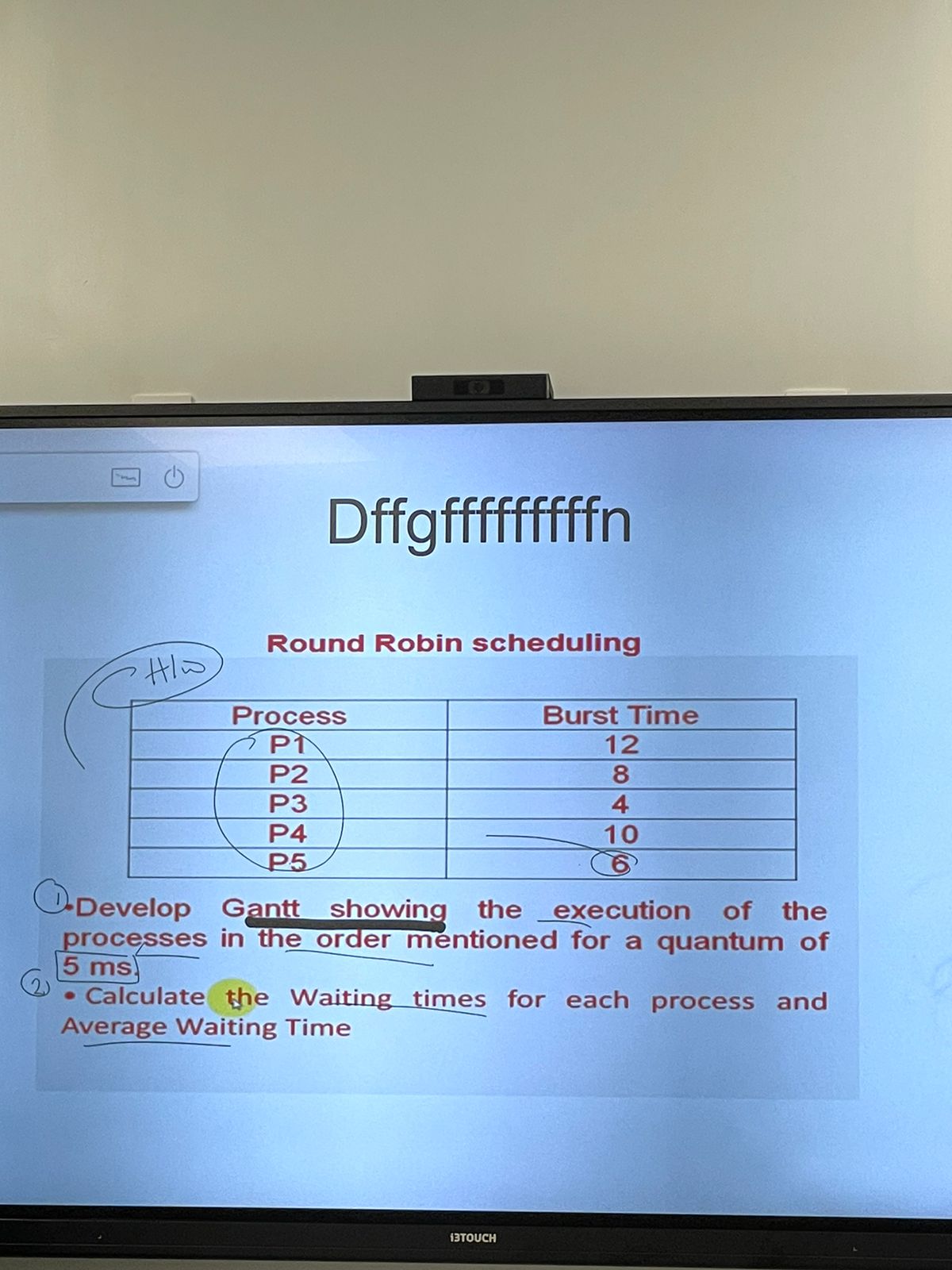 Solved Dffgfffffffffn Round Robin scheduling (1) Develop | Chegg.com