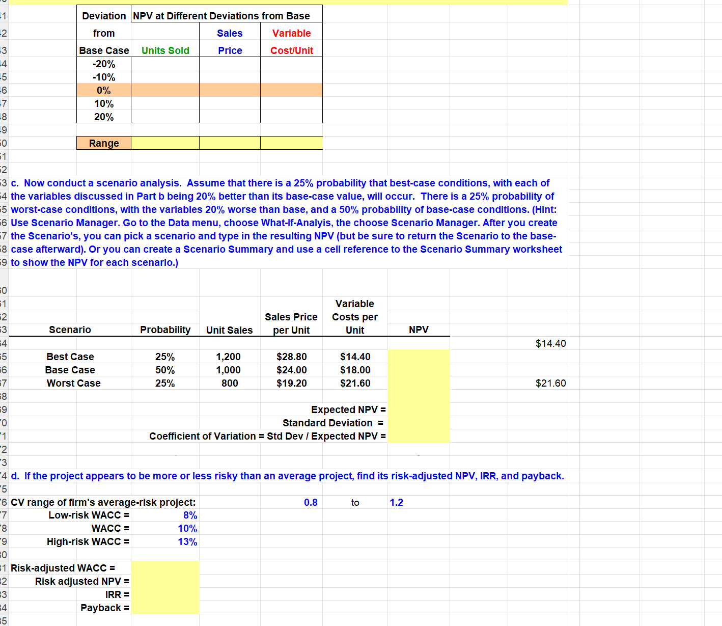 Please solve this question in the yellow highlighted | Chegg.com
