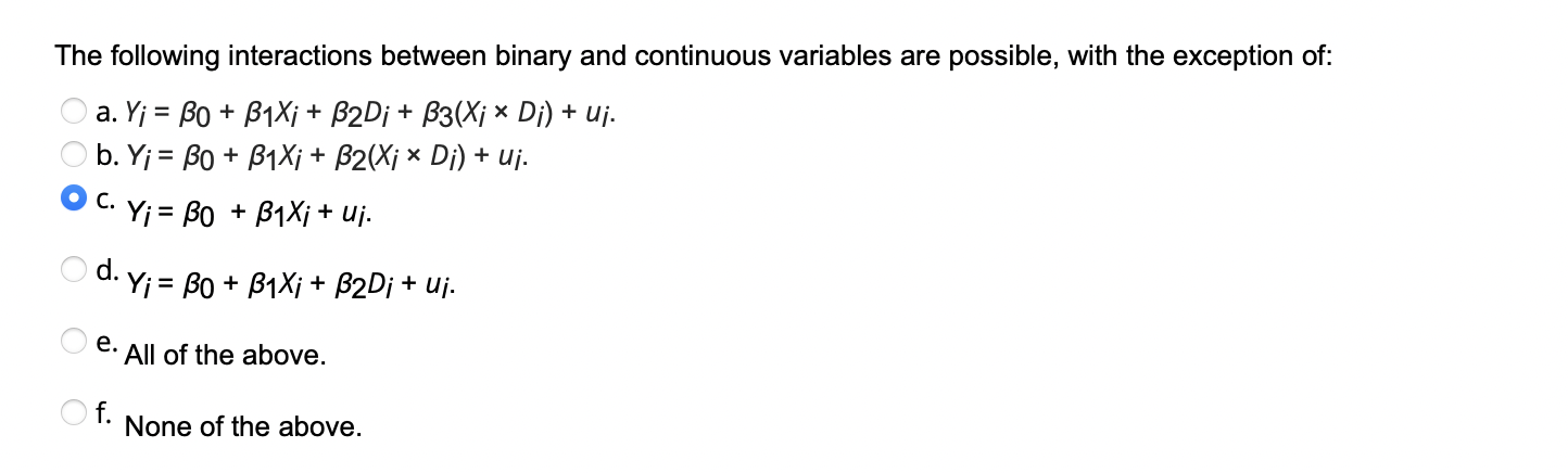 Solved The following interactions between binary and | Chegg.com