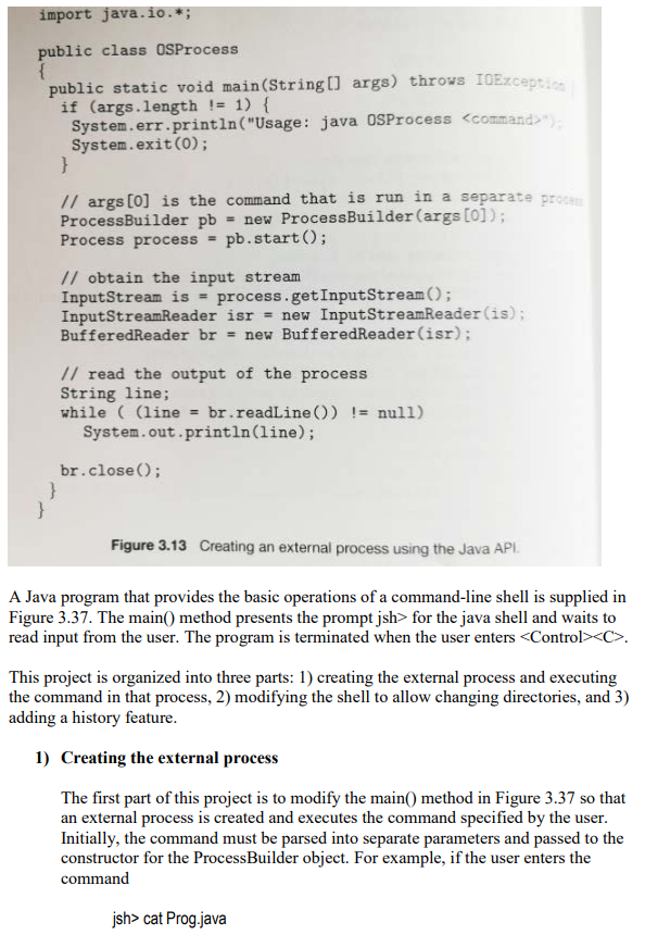 This project consists of modifying a Java program so | Chegg.com