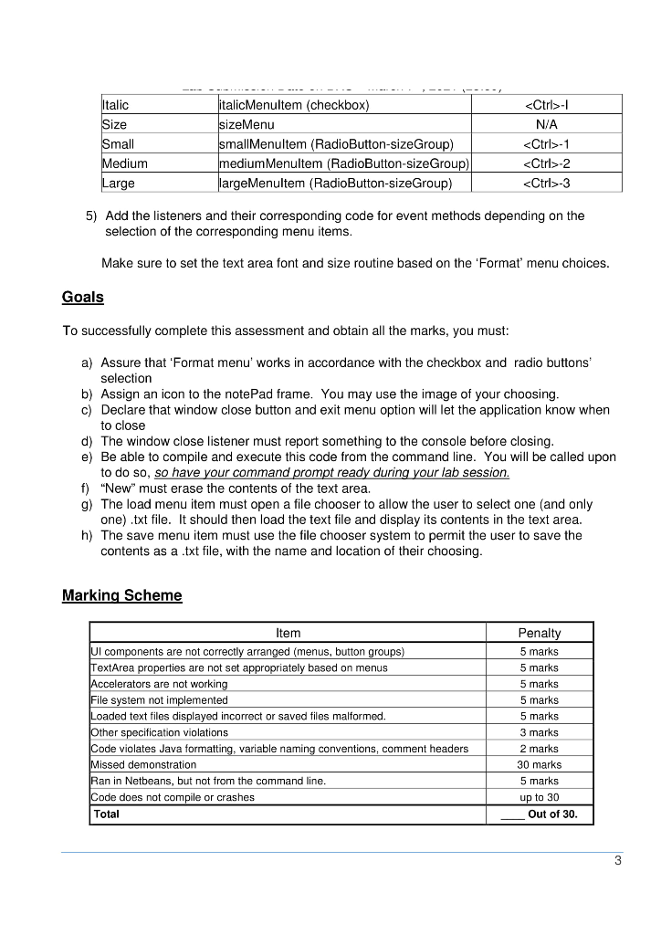 Solved Assignment 1: Notepad Editor UI The demonstration | Chegg.com