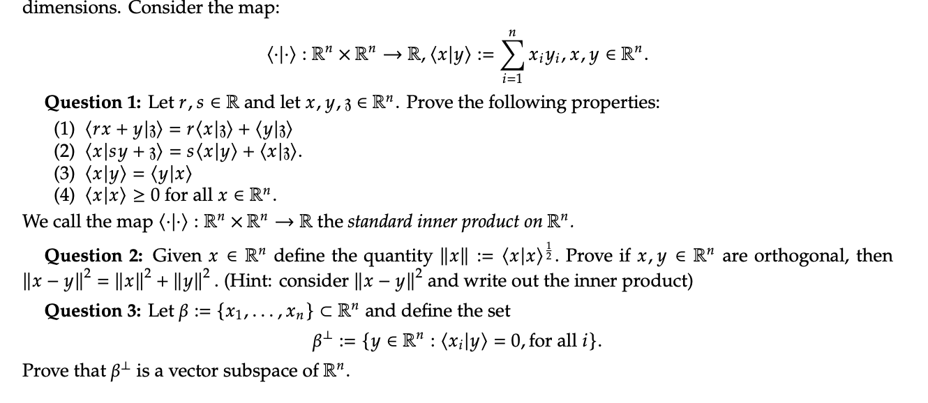 Solved dimensions. Consider the map: | Chegg.com
