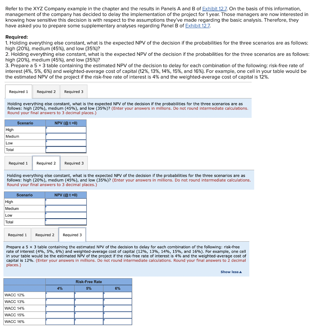 XYZ-company, | Chegg.com