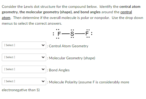 Solved Consider the Lewis dot structure for the compound | Chegg.com