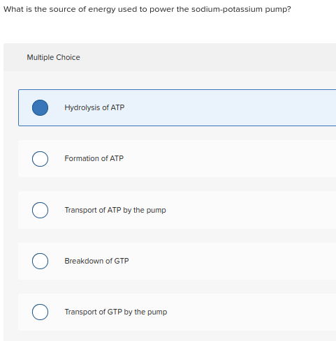 Solved The sodium-potassium pump functions to pump Multiple | Chegg.com