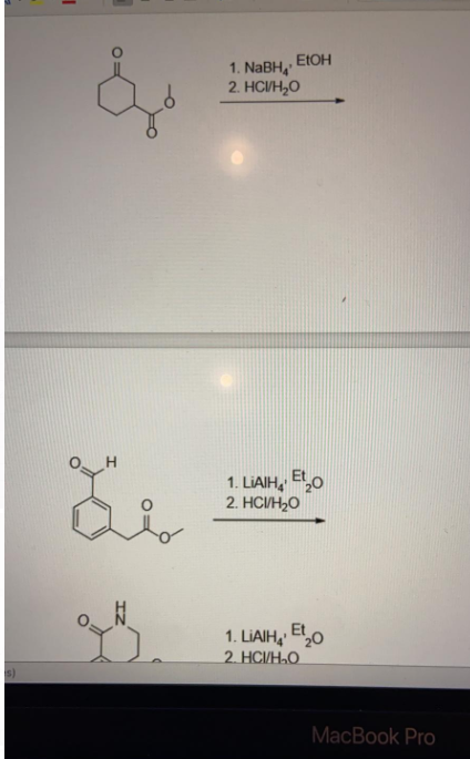 Solved o -NH2 Li Al Hu H², H₂O H NH₂ Natbily, H”, KO ЕТОН | Chegg.com