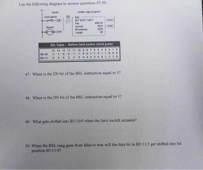 Solved Use the following diagram to answer questions 47-50. | Chegg.com