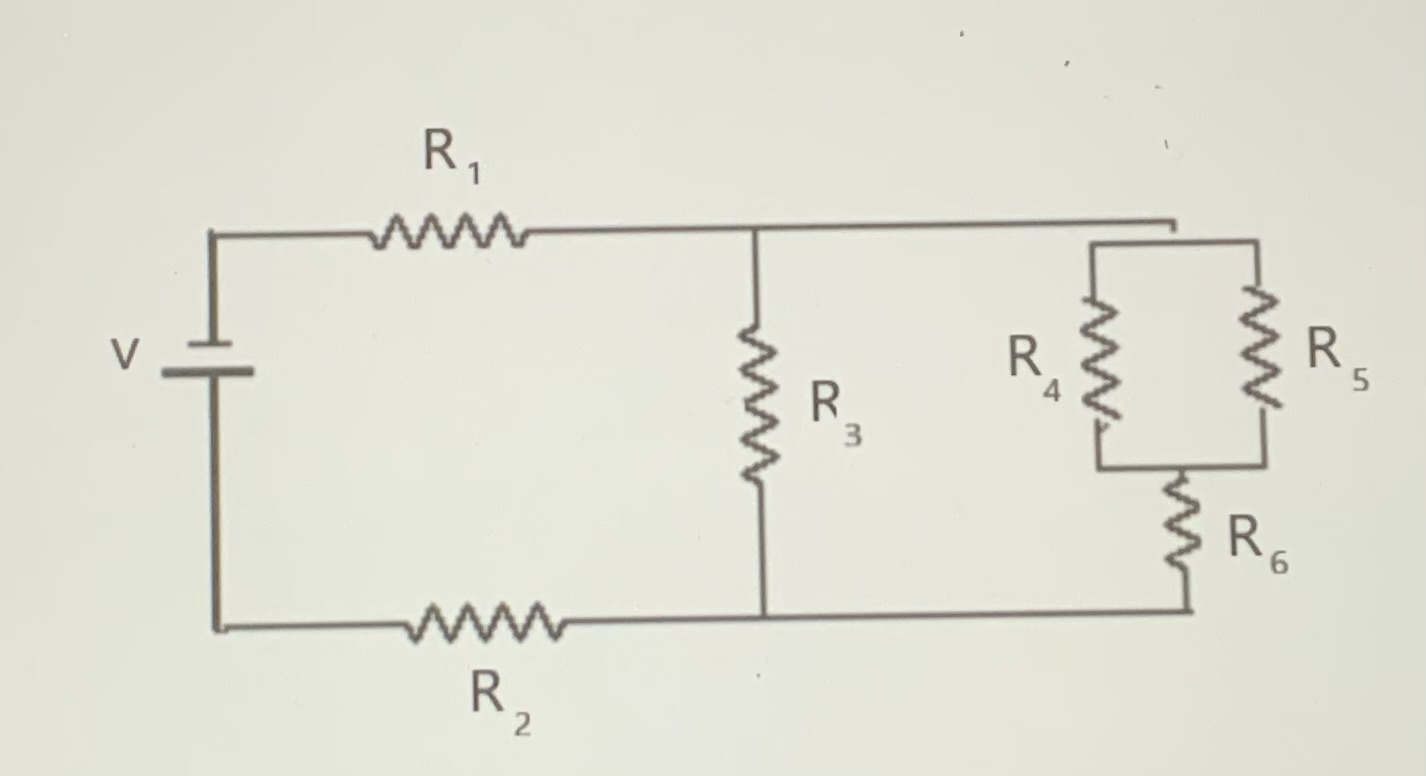 Solved The battery voltage is 97.5 V, and the resistances | Chegg.com