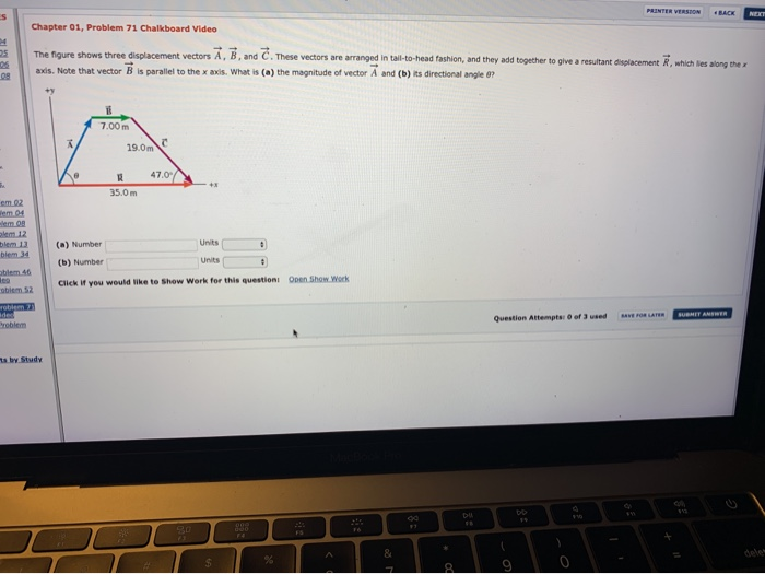 Solved PRINTER VERSTONE BACK s NEXT Chapter 01, Problem 71 | Chegg.com