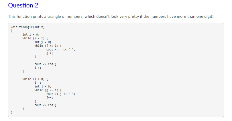 Modify the function to count the number of operations | Chegg.com