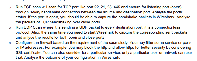 Solved 0 Run TCP scan will scan for TCP port like port 22, | Chegg.com