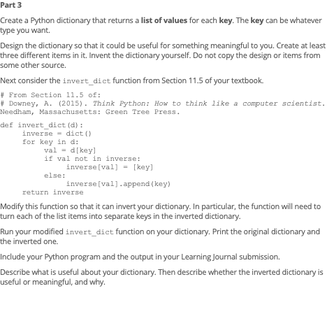 Solved Part 1 Describe how tuples can be useful with loops | Chegg.com