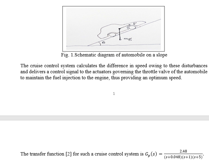 Solved General Information: Block Diagram of a Cruise | Chegg.com