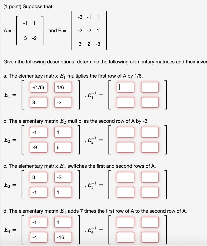 Solved A=[−131−2] and B=⎣⎡−3−23−1−2211−3⎦⎤ Given the | Chegg.com