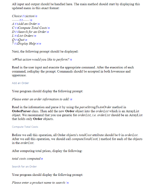 Solved In this Assignment, I need to write a Java code that | Chegg.com