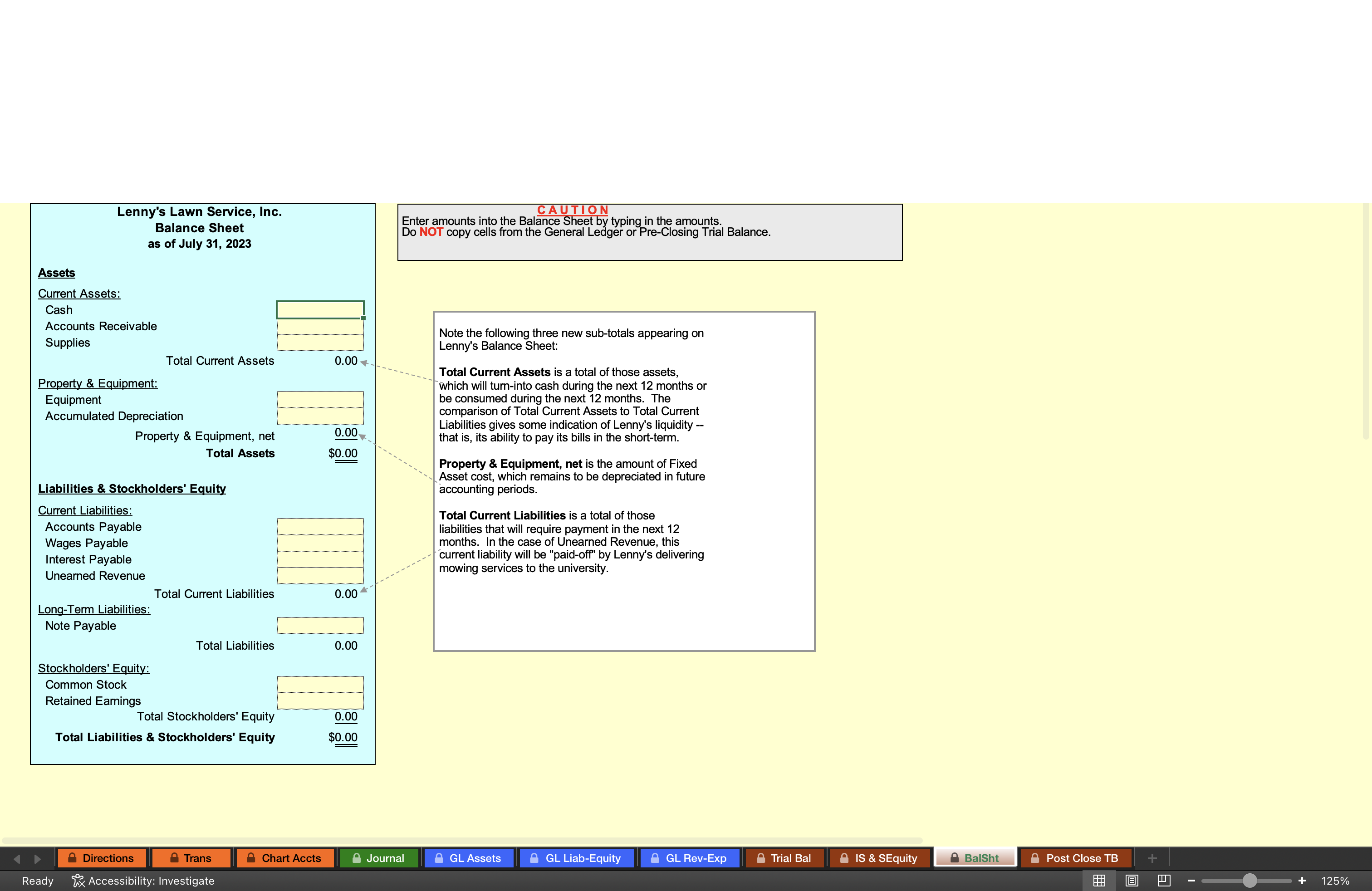 Need Help With Accounting Cycle Project. Need all GL | Chegg.com