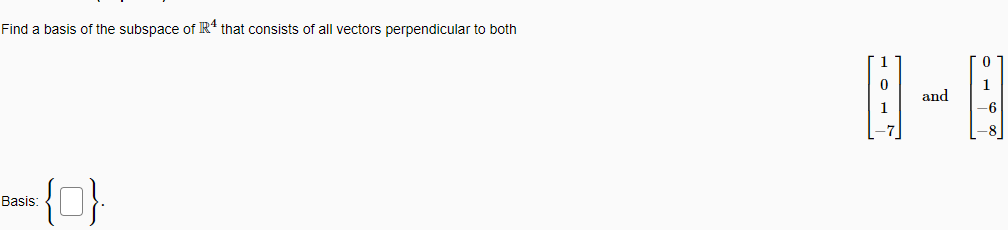 Solved Find a basis of the subspace of R4 that consists of | Chegg.com