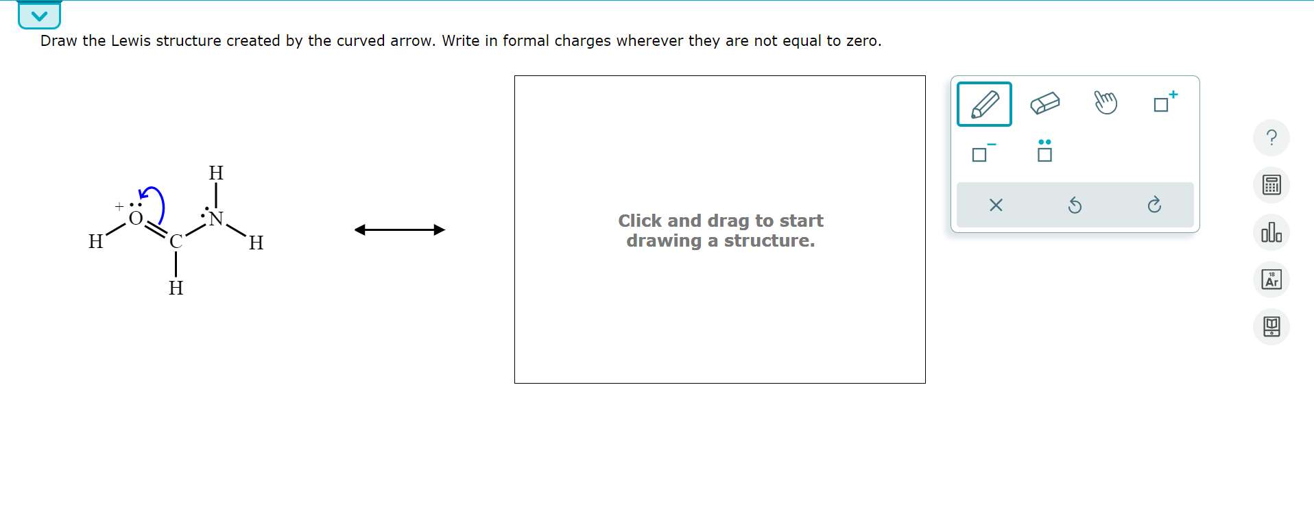 Solved Draw the Lewis structure created by the curved arrow. | Chegg.com