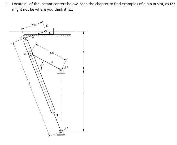 Solved 2. Locate all of the instant centers below. Scan the | Chegg.com