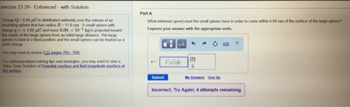 Solved Charge Q 6.00 mu C is distributed uniformly over the | Chegg.com