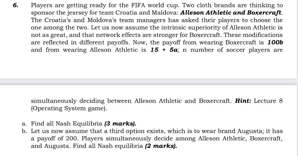 Solved This is about game theory in economics. Please show | Chegg.com