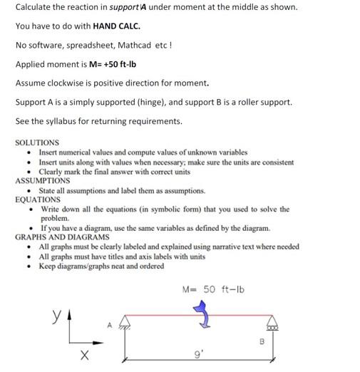 Solved You have to do with HAND CALC. No software, | Chegg.com