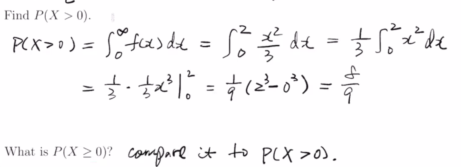 Solved Find P(X>0). | Chegg.com