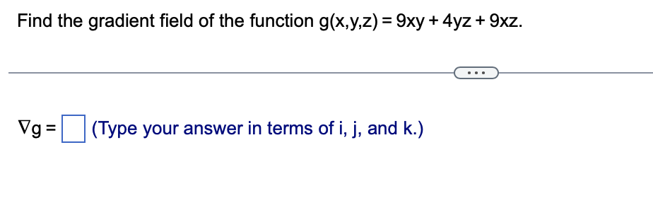 Solved Find the gradient field of the function | Chegg.com