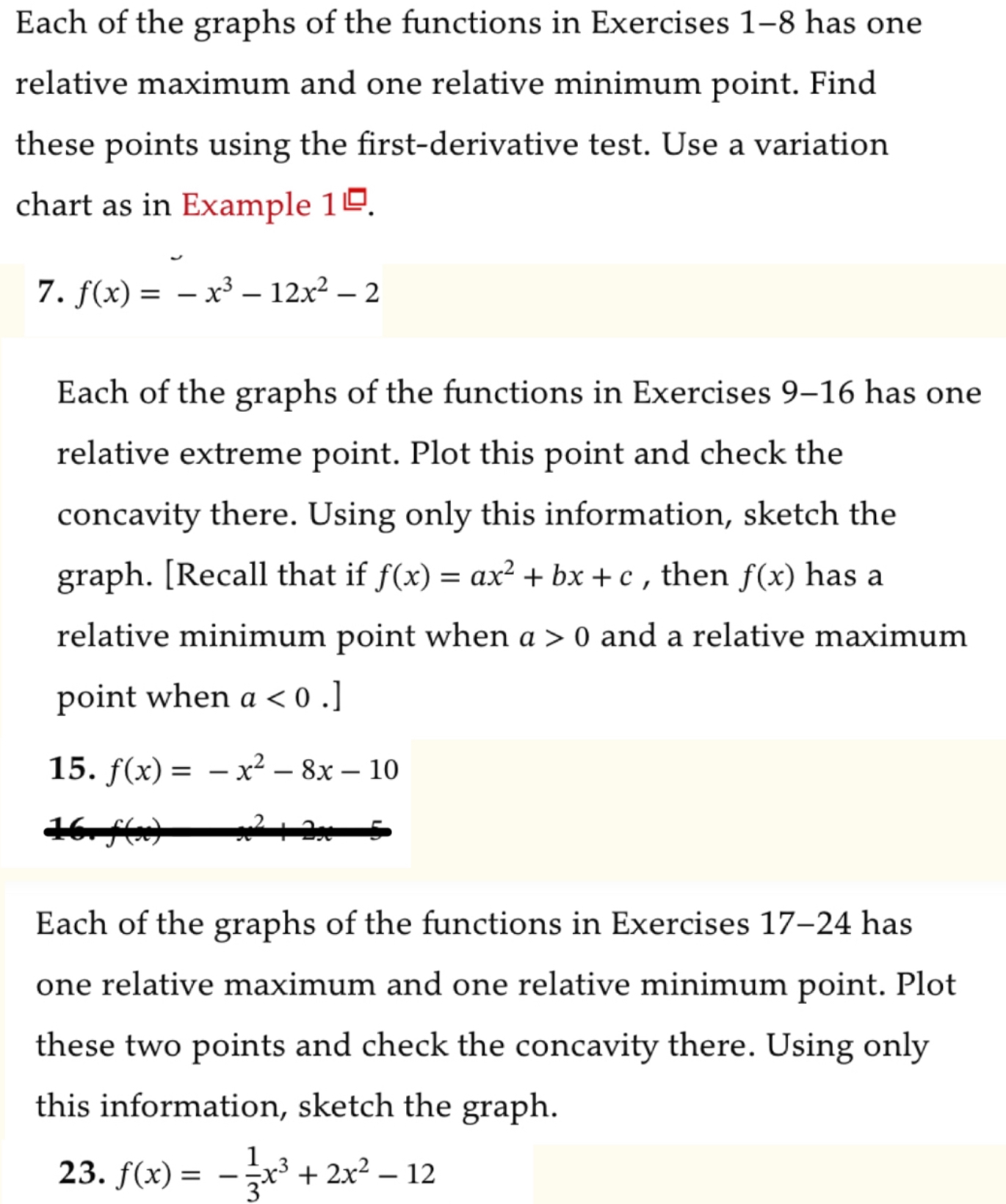Solved Each Of The Graphs Of The Functions In Exercises 1 8