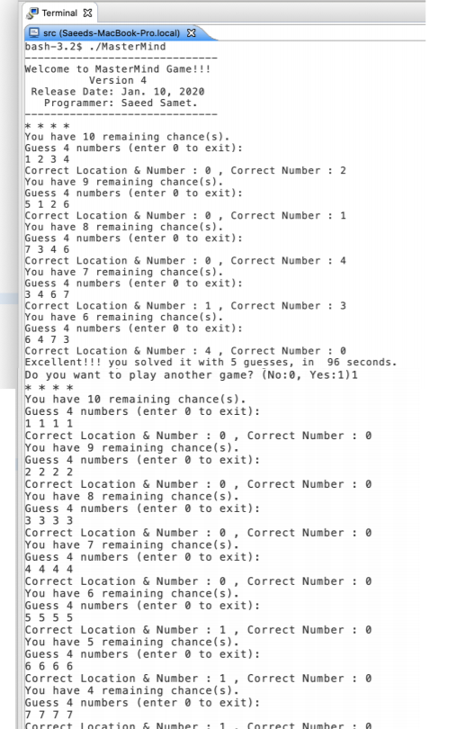 Solved Develop a game (i.e., a simple, and text-based | Chegg.com