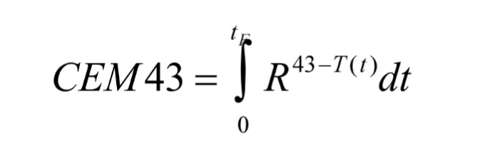 Solved Calculate approximate CEM43 when final temp is 46 | Chegg.com