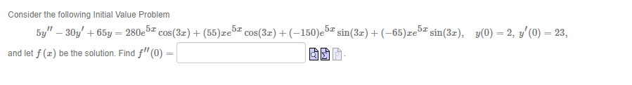Solved Consider the following Initial Value Problem | Chegg.com