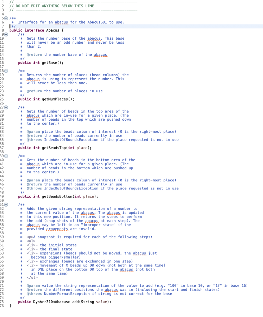 I have to create an abacus for java programming. I | Chegg.com