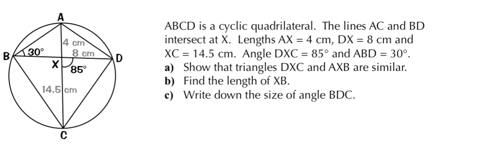 Solved ABCD is a cyclic quadrilateral. The lines AC ﻿and | Chegg.com