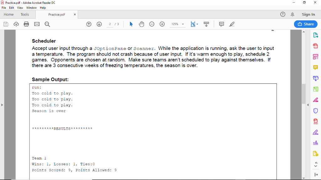 Practice pdf -Adobe Acrobat Reader DO File Edit | Chegg.com