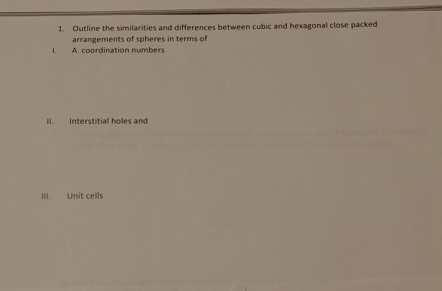 Solved Outline the similarities and differences between | Chegg.com
