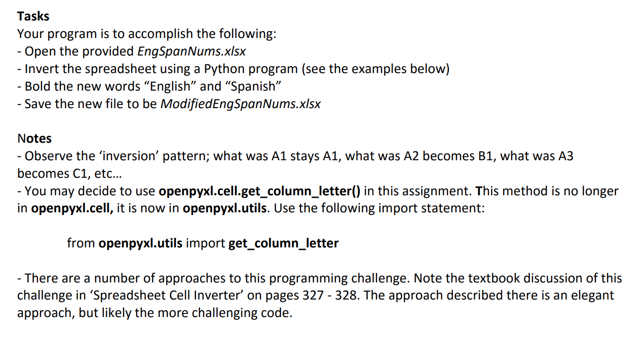 Using Python And Excel Automate The Boring Stuff 
