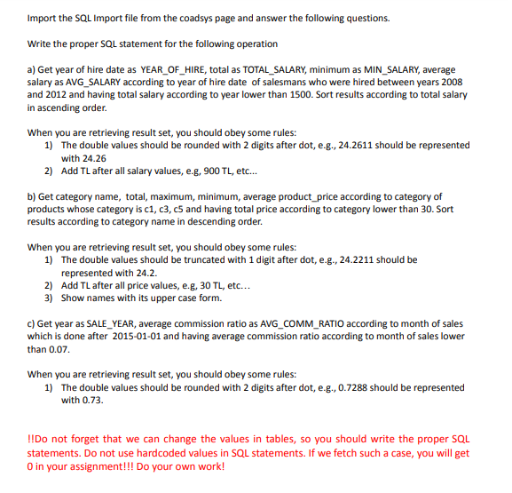 Import file: DROP DATABASE IF EXISTS store; CREATE | Chegg.com