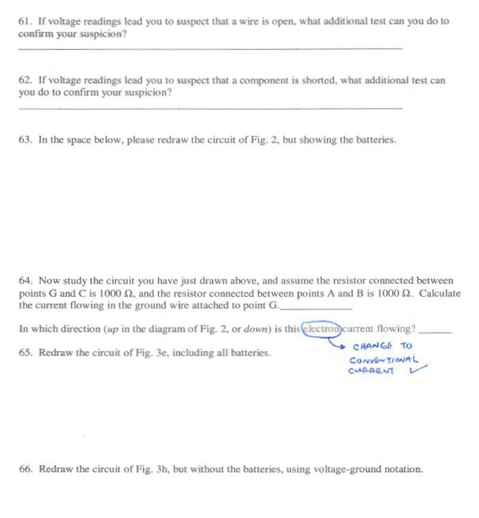 Solved In each problem below, find the bad resistor and | Chegg.com