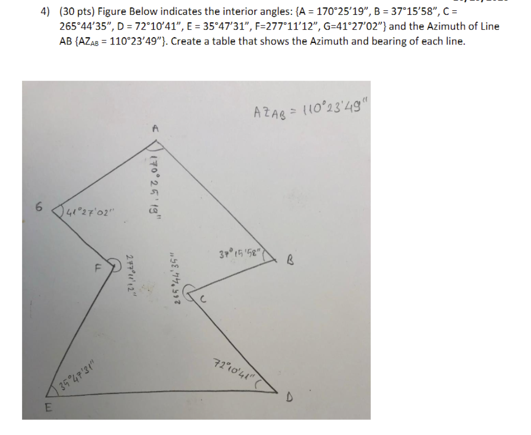 Solved 4) (30 pts) Figure Below indicates the interior | Chegg.com