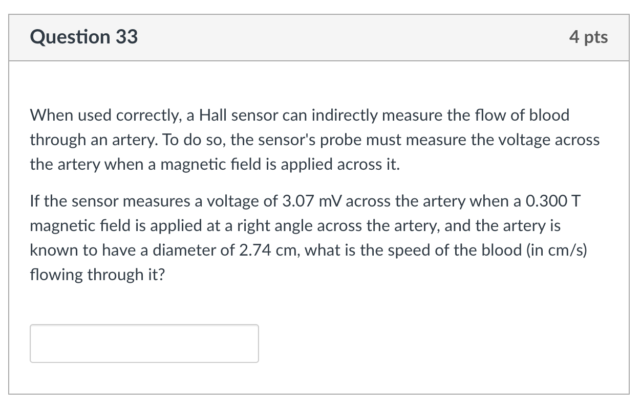 Solved When used correctly, a Hall sensor can indirectly | Chegg.com