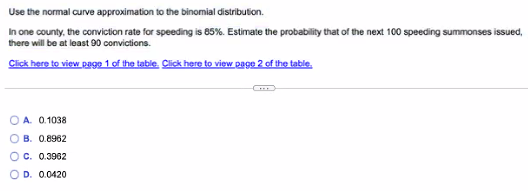Solved Use The Normal Curve Approximation To The Binomial