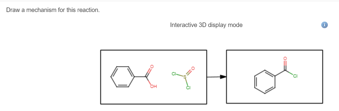 Solved Draw a mechanism for this reaction. Interactive 3D | Chegg.com