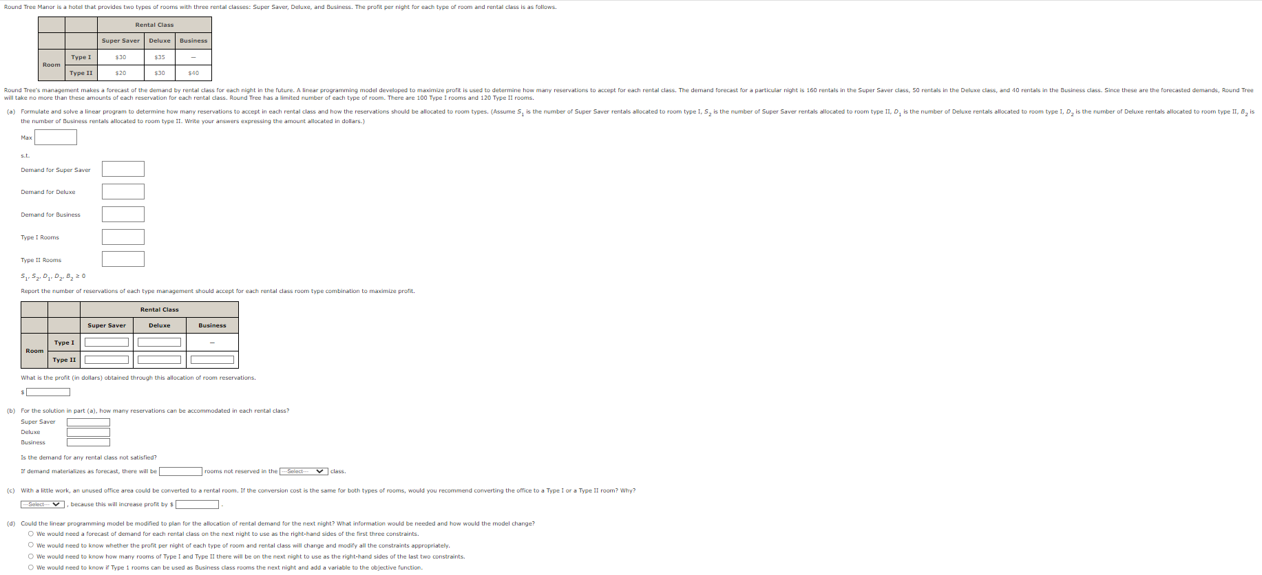 Solved Report the number of reservations of each type | Chegg.com