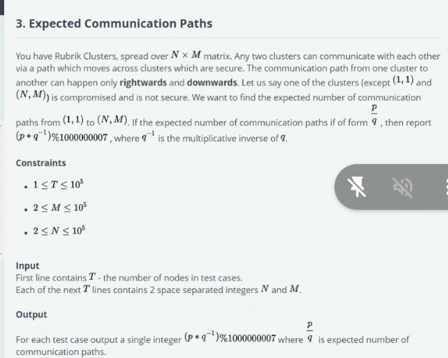 Solved You have Rubrik Clusters, spread over N×M matrix. Any | Chegg.com