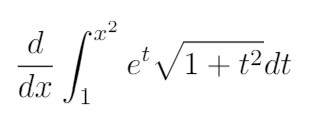 Solved dxd∫1x2et1+t2dt | Chegg.com