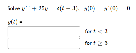 Solved This is a problem from differential equation class, | Chegg.com